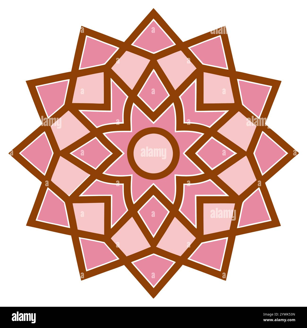 Beautiful Islamic Geometric Pattern - Elegant Arabic Star Design for ...