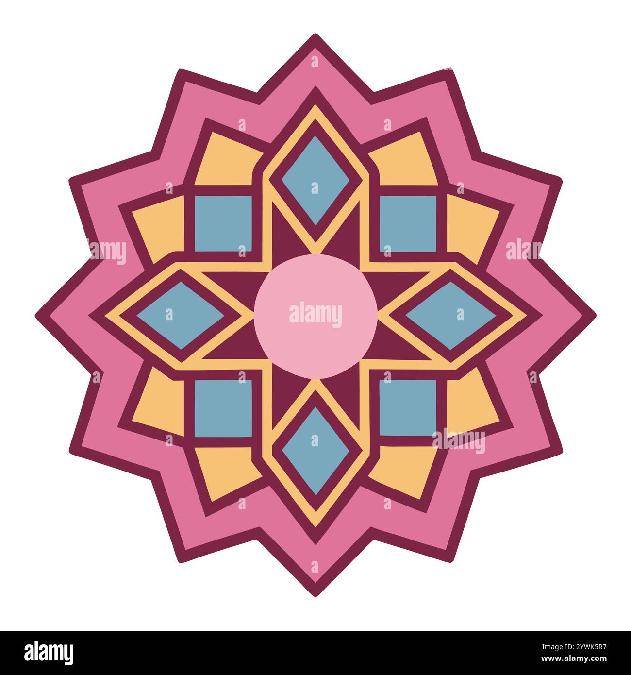 Beautiful Islamic Geometric Pattern - Elegant Arabic Star Design for ...