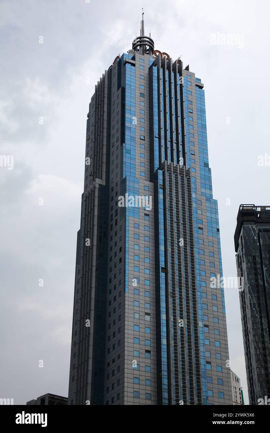 KUALA LUMPUR, MALAYSIA - MARCH 2, 2024: Ambank Tower building in ...