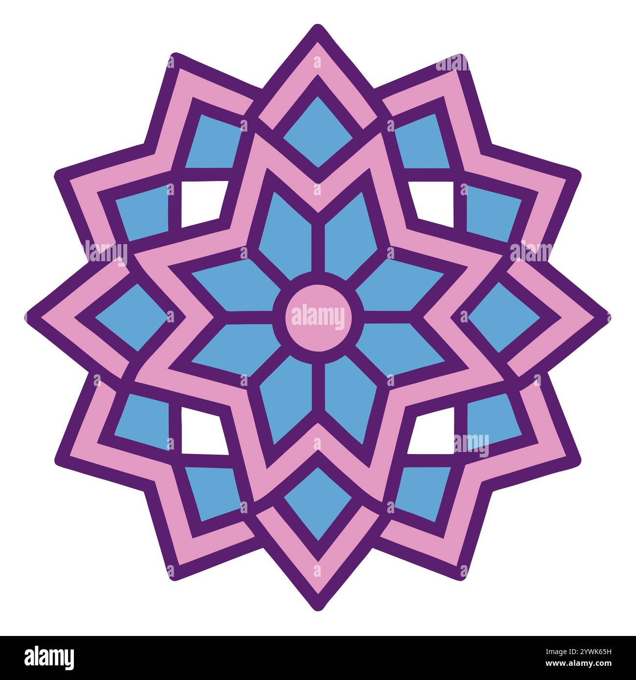Beautiful Islamic Geometric Pattern - Elegant Arabic Star Design for ...
