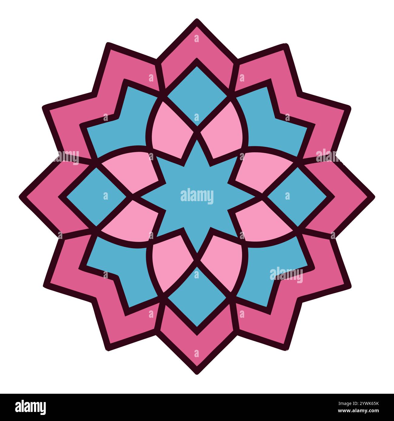 Beautiful Islamic Geometric Pattern - Elegant Arabic Star Design for ...