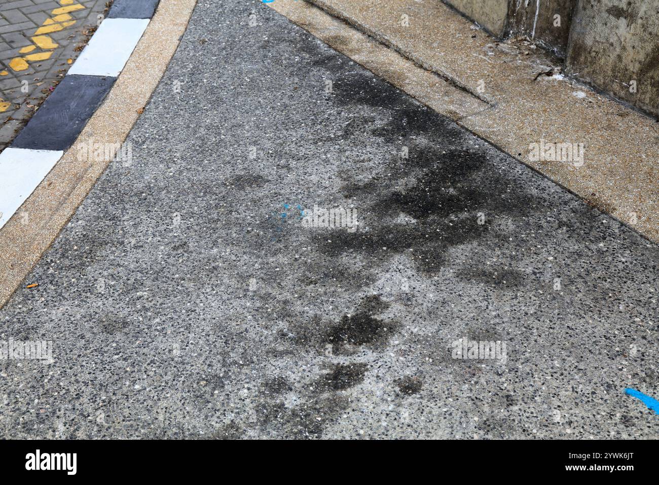 Oil stains road hi-res stock photography and images - Alamy