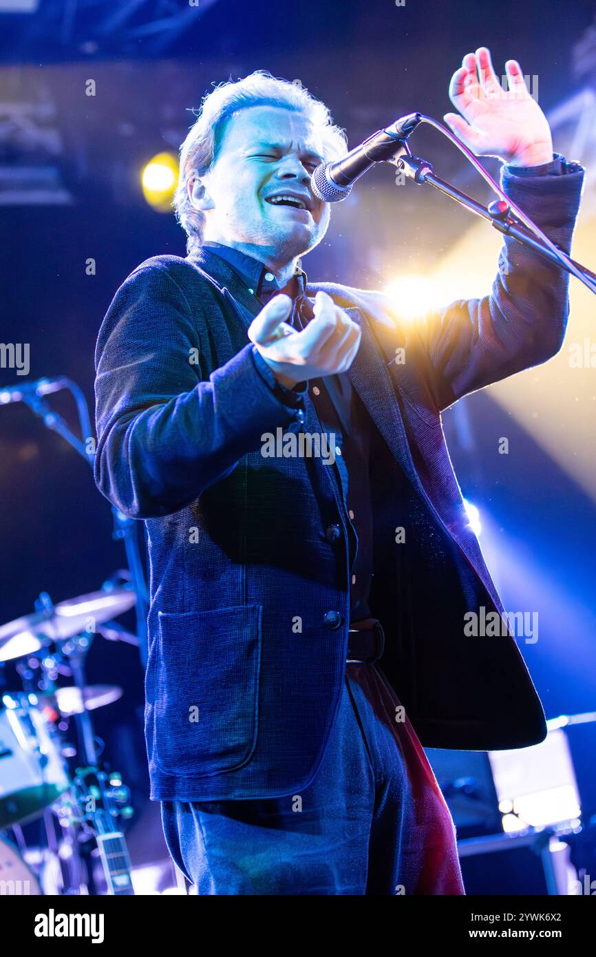 Milan Italy. 09th dec 2024. The English singer-songwriter GEORDIE GREEP ...