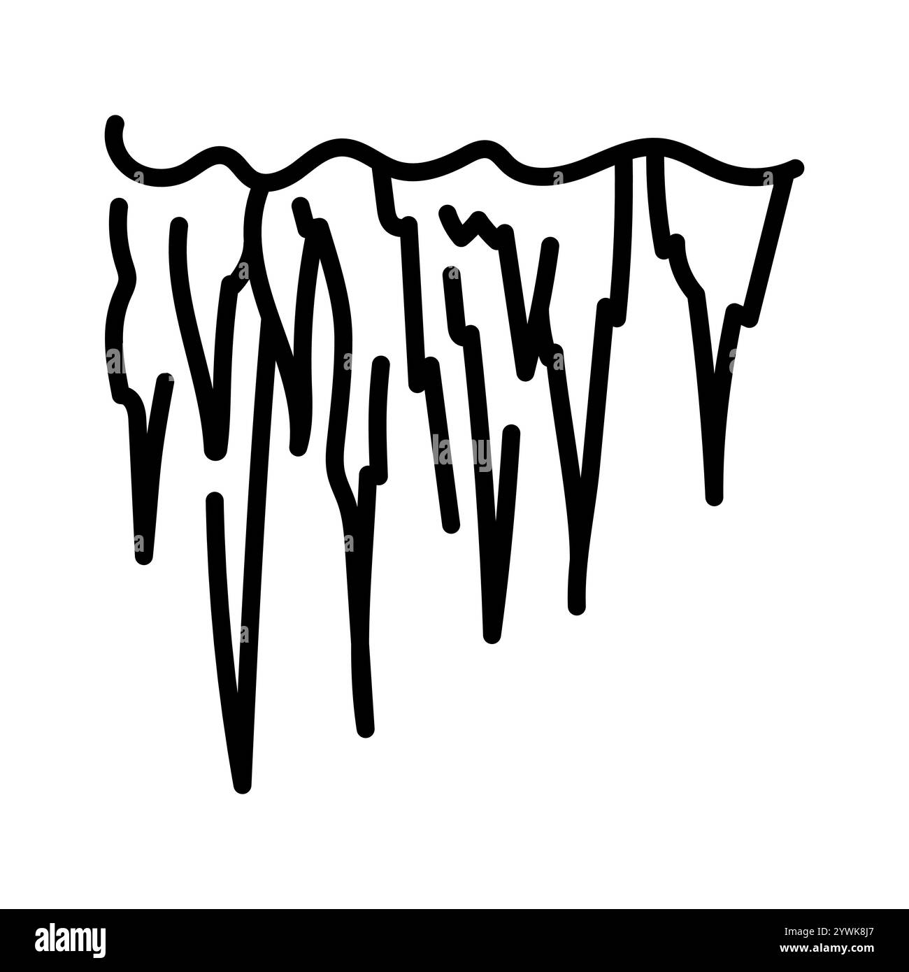 Hanging glacier Stock Vector Images - Alamy