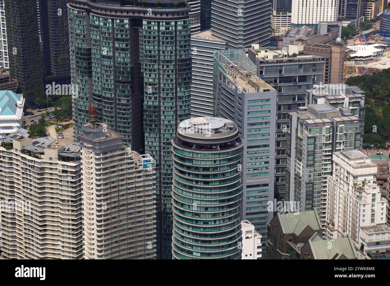 Kuala Lumpur city center (KLCC) - modern hotel area known as Golden ...