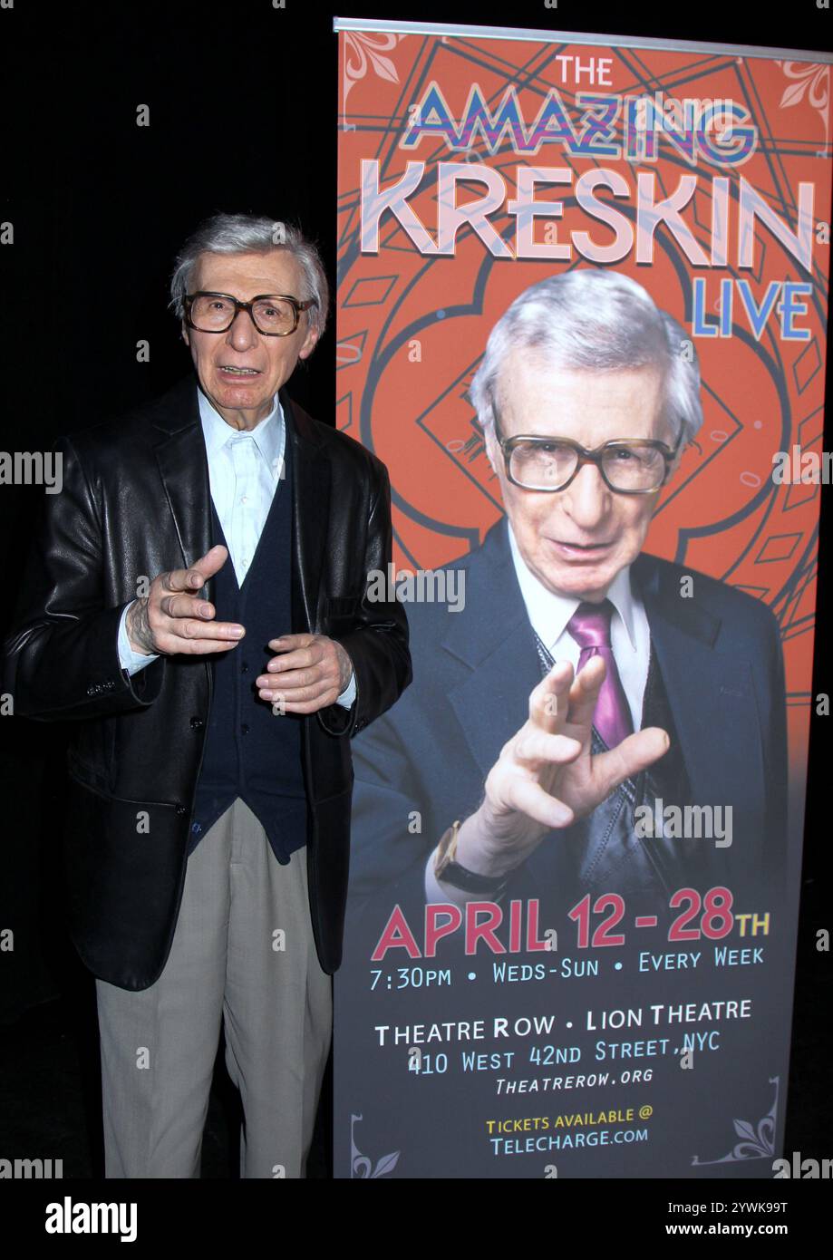New York City, USA. 11th Nov, 2022. The Amazing Kreskin, 89, the ...