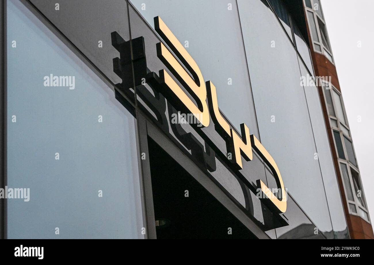 Berlin, Germany. 06th Dec, 2024. The BYD logo is emblazoned on the ...