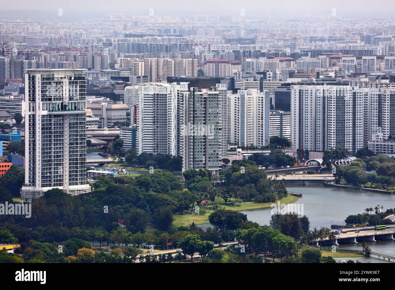 Singapore City residential districts Kallang and Boon Keng Stock Photo ...