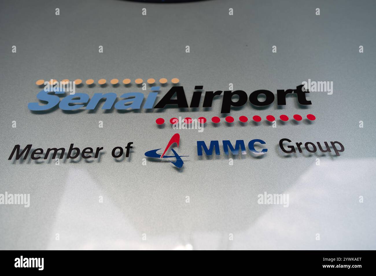 SENAI, MALAYSIA - NOVEMBER 27, 2023: close up shot of Senai ...