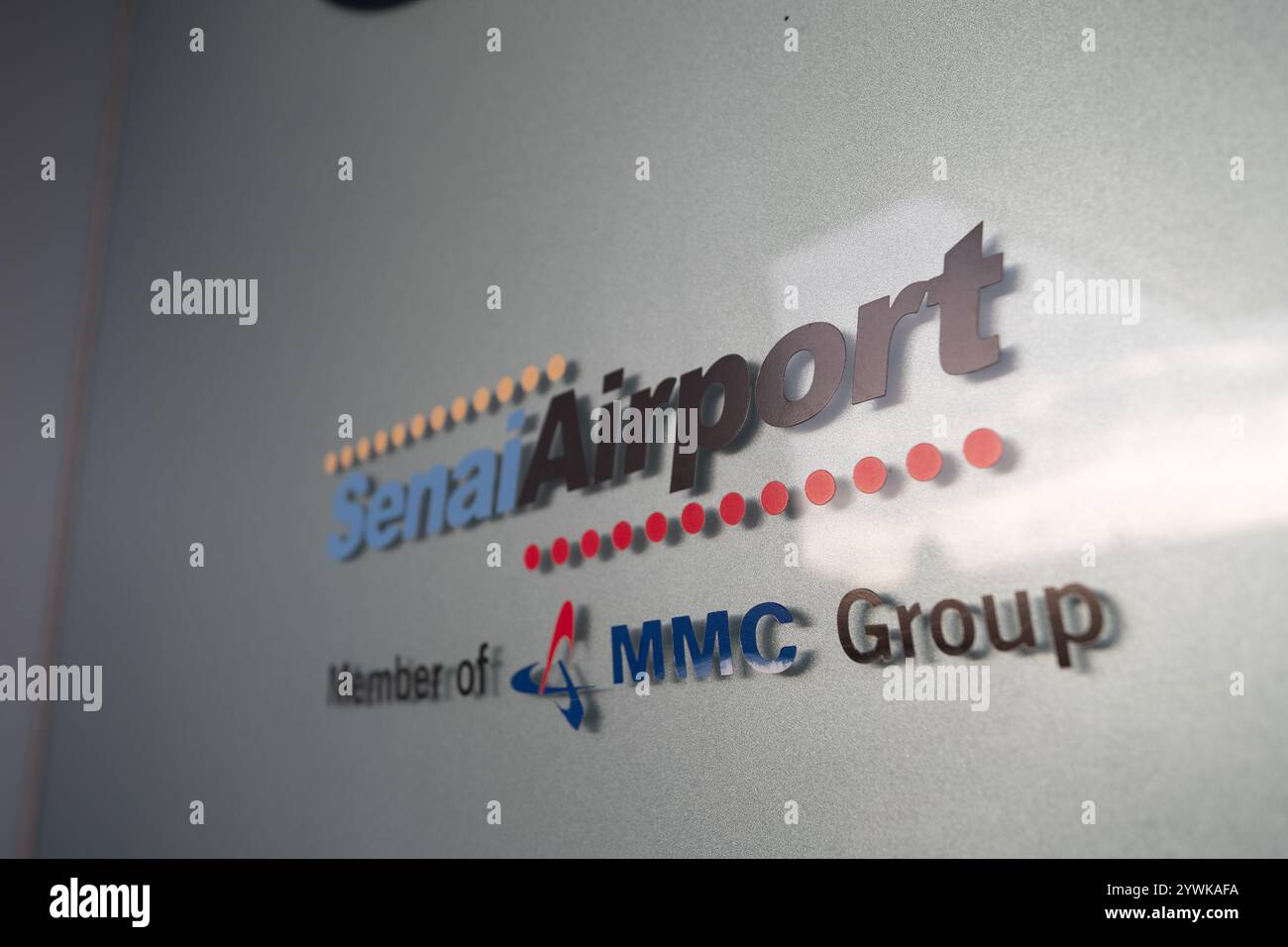 SENAI, MALAYSIA - NOVEMBER 27, 2023: close up shot of Senai ...