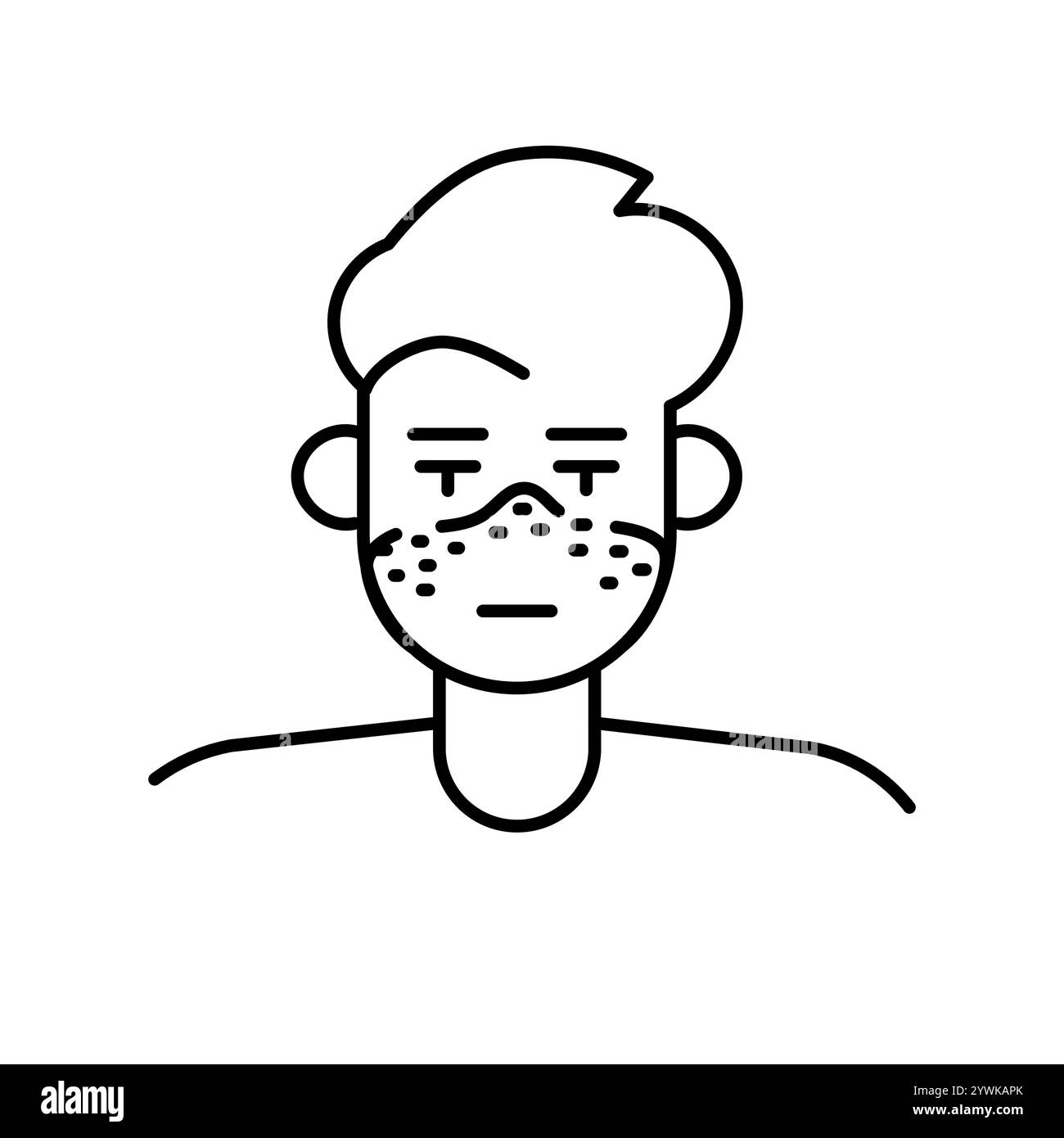 Systemic lupus erythematosus color line icon. Autoimmune diseases ...