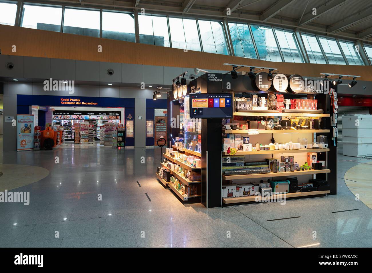 SENAI, MALAYSIA - NOVEMBER 27, 2023: interior shot of Senai ...