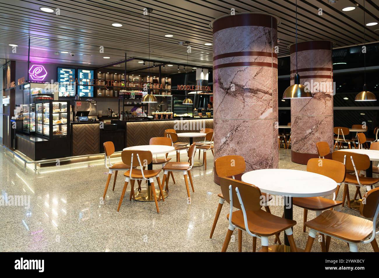 KUALA LUMPUR, MALAYSIA - NOVEMBER 27, 2023: Singgah Kopitiam concept ...