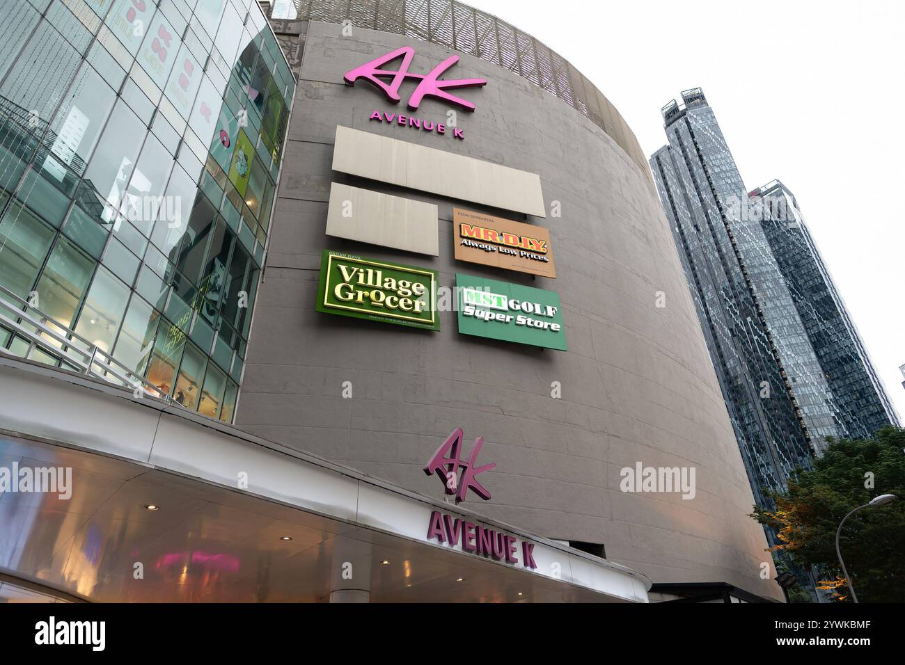 KUALA LUMPUR, MALAYSIA - DECEMBER 01, 2023: Avenue K shopping mall in Kuala Lumpur, located near ...