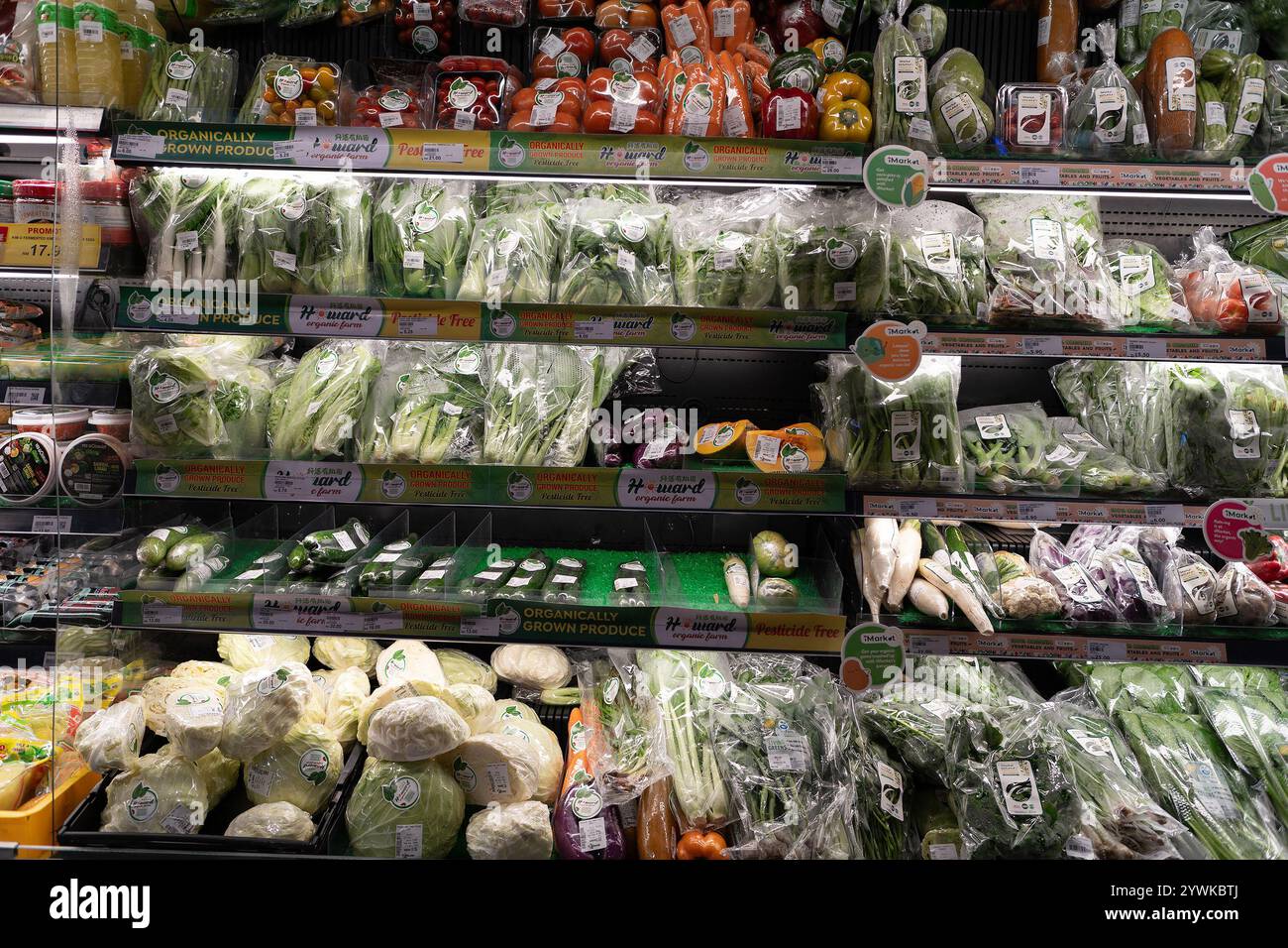 KUALA LUMPUR, MALAYSIA - DECEMBER 01, 2023: fresh fruits and vegetables ...