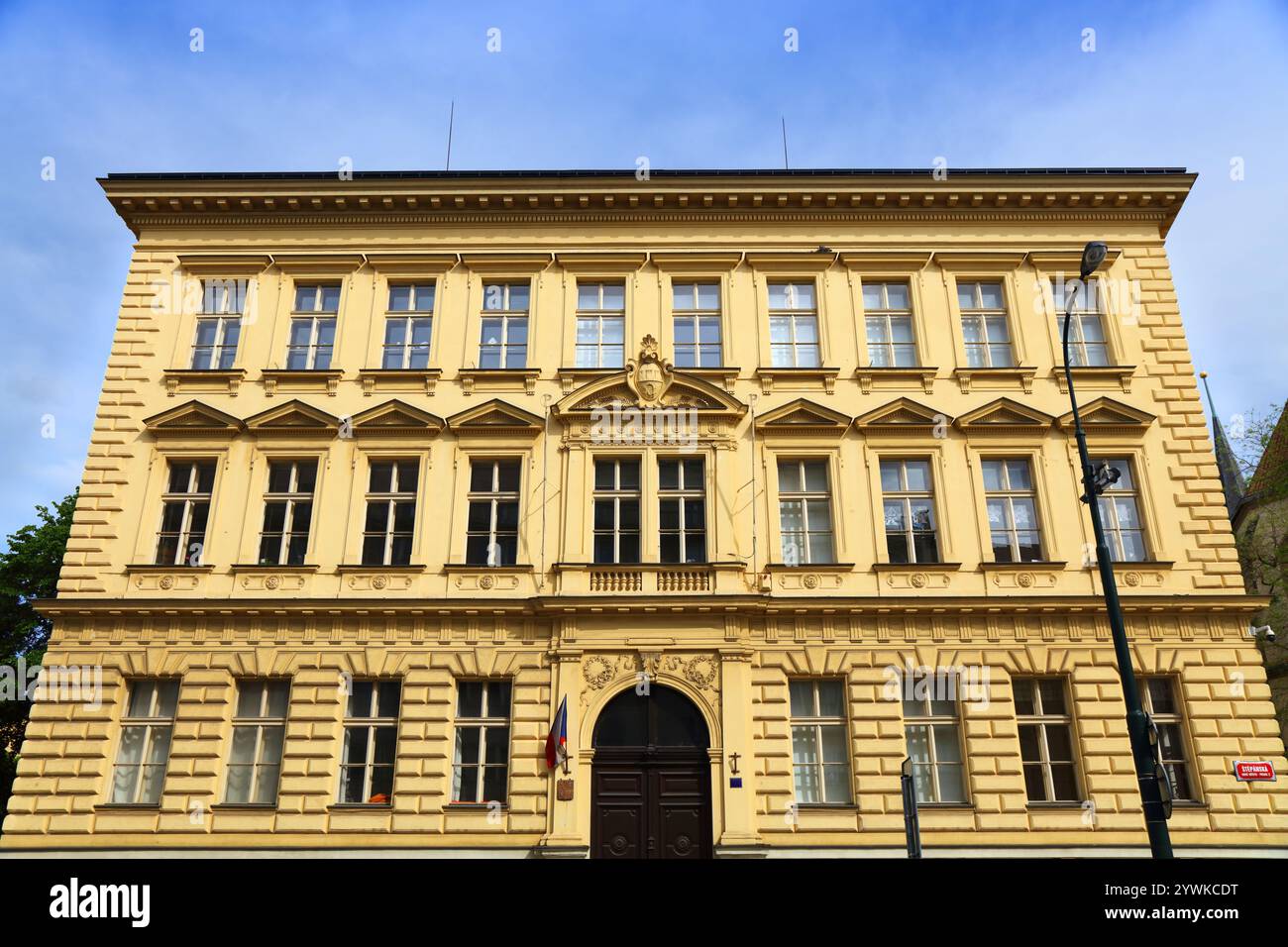 Primary school building in Prague, Czech Republic Stock Photo - Alamy