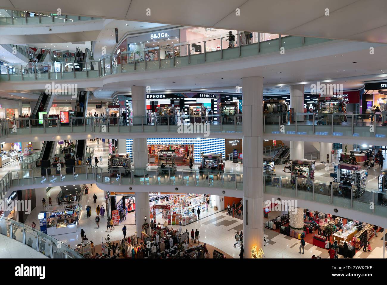 KUALA LUMPUR, MALAYSIA - DECEMBER 02, 2023: interior shot of Nu Sentral ...