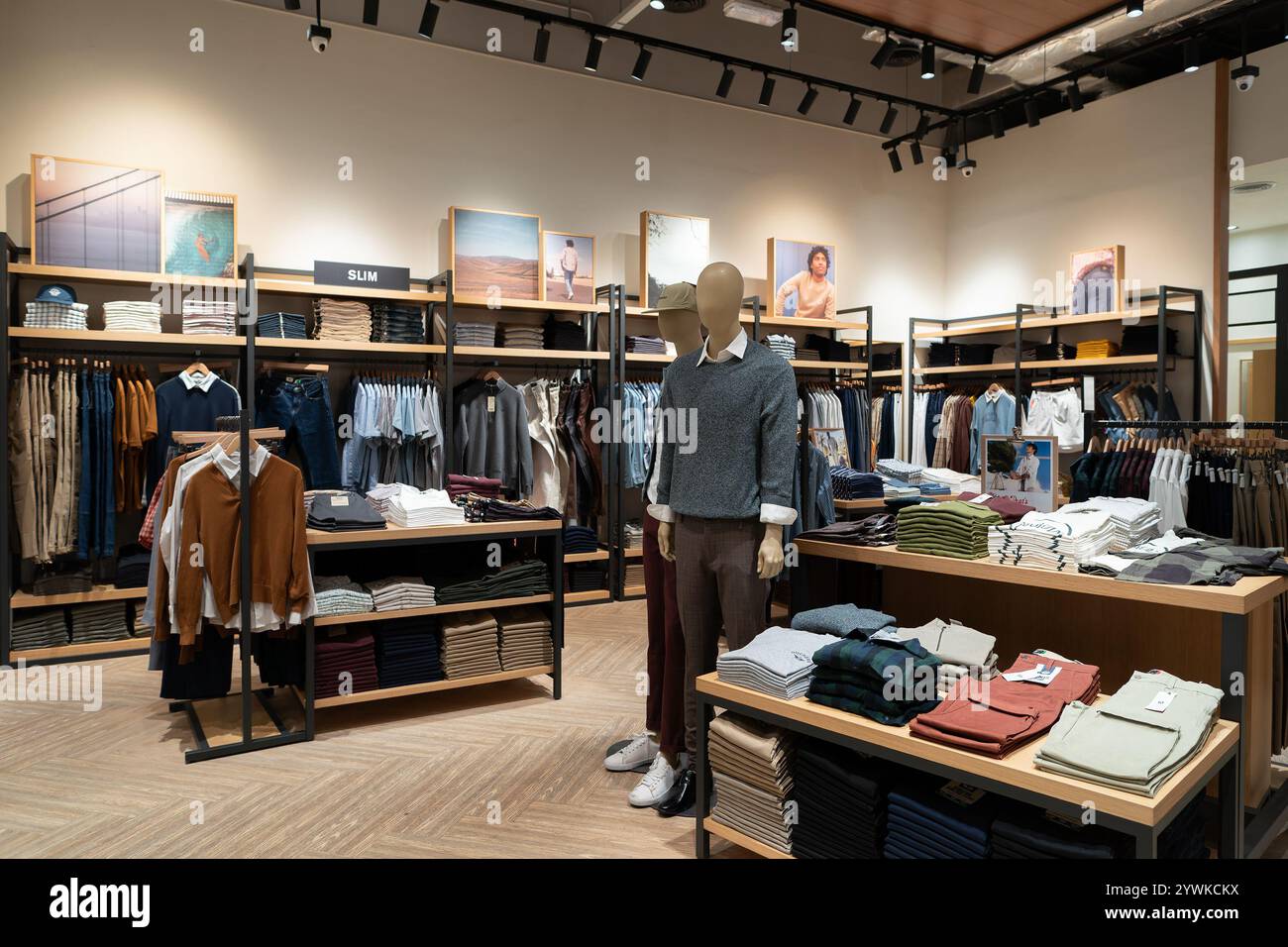 KUALA LUMPUR, MALAYSIA - DECEMBER 02, 2023: apparel on display at the ...