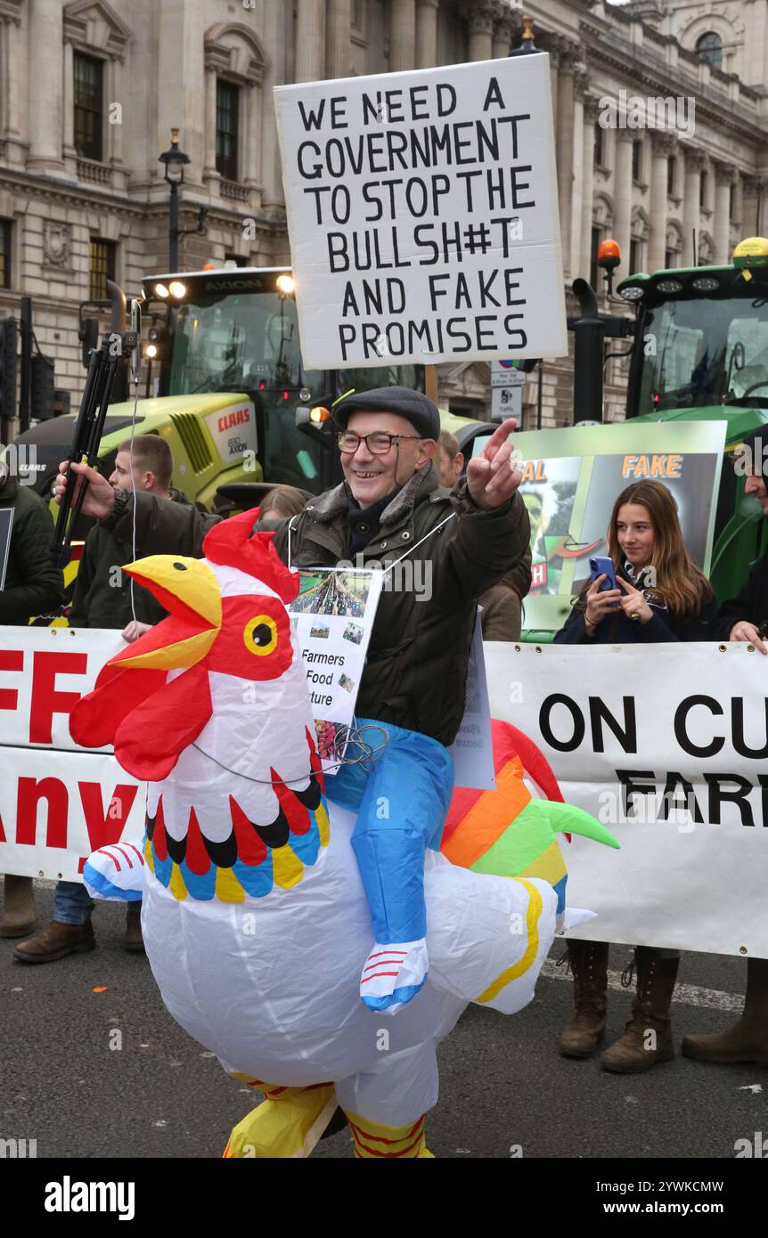 Chicken protest opposite downing street hi-res stock photography and ...