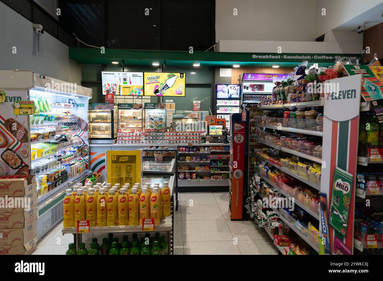 KUALA LUMPUR, MALAYSIA - DECEMBER 02, 2023: grab-and-go snacks on ...