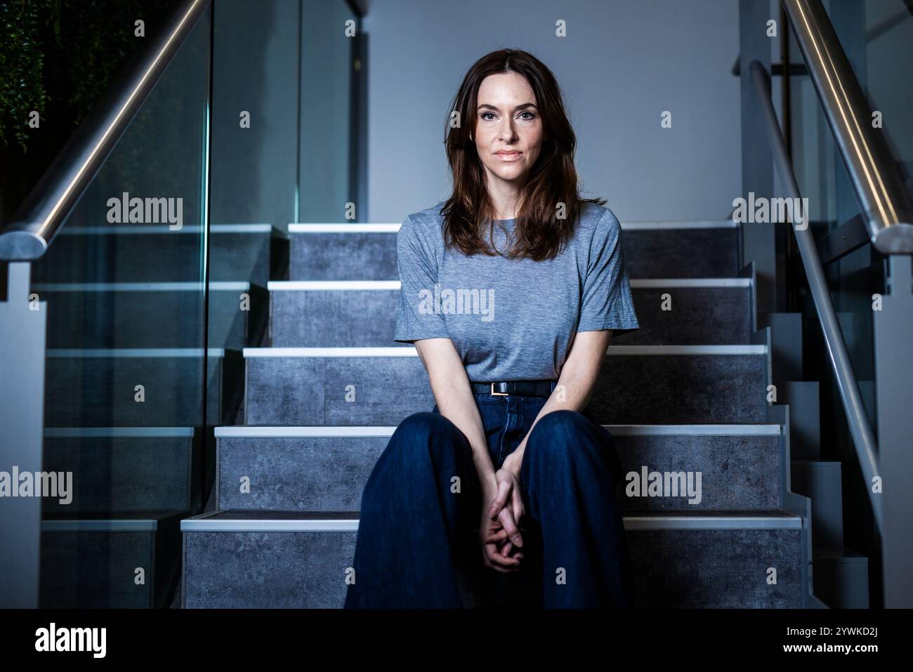 Berlin, Germany. 10th Dec, 2024. Actress Kim Riedle during a photo ...