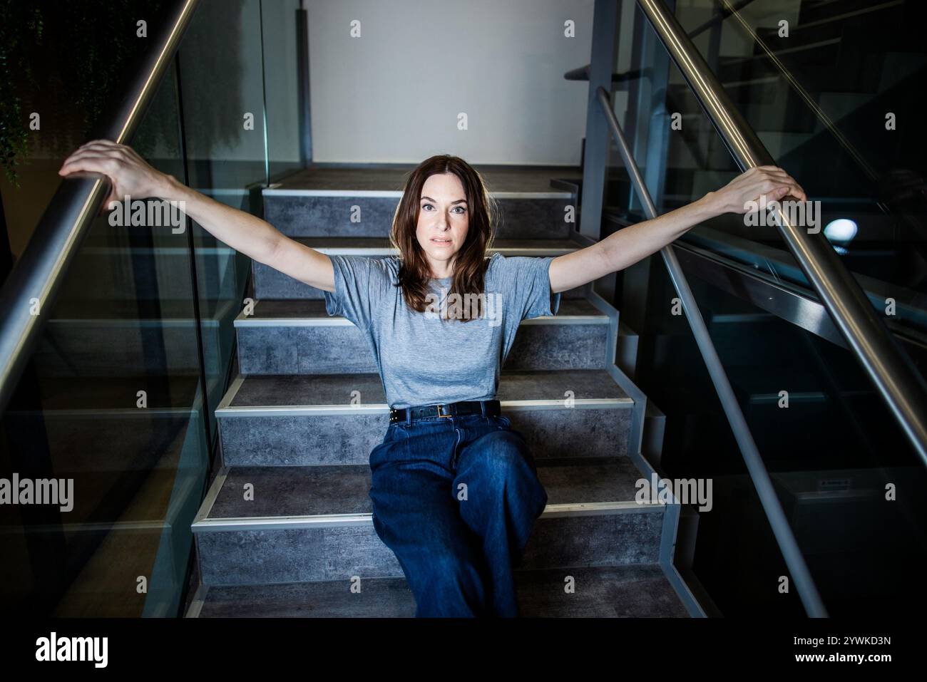 Berlin, Germany. 10th Dec, 2024. Actress Kim Riedle during a photo ...