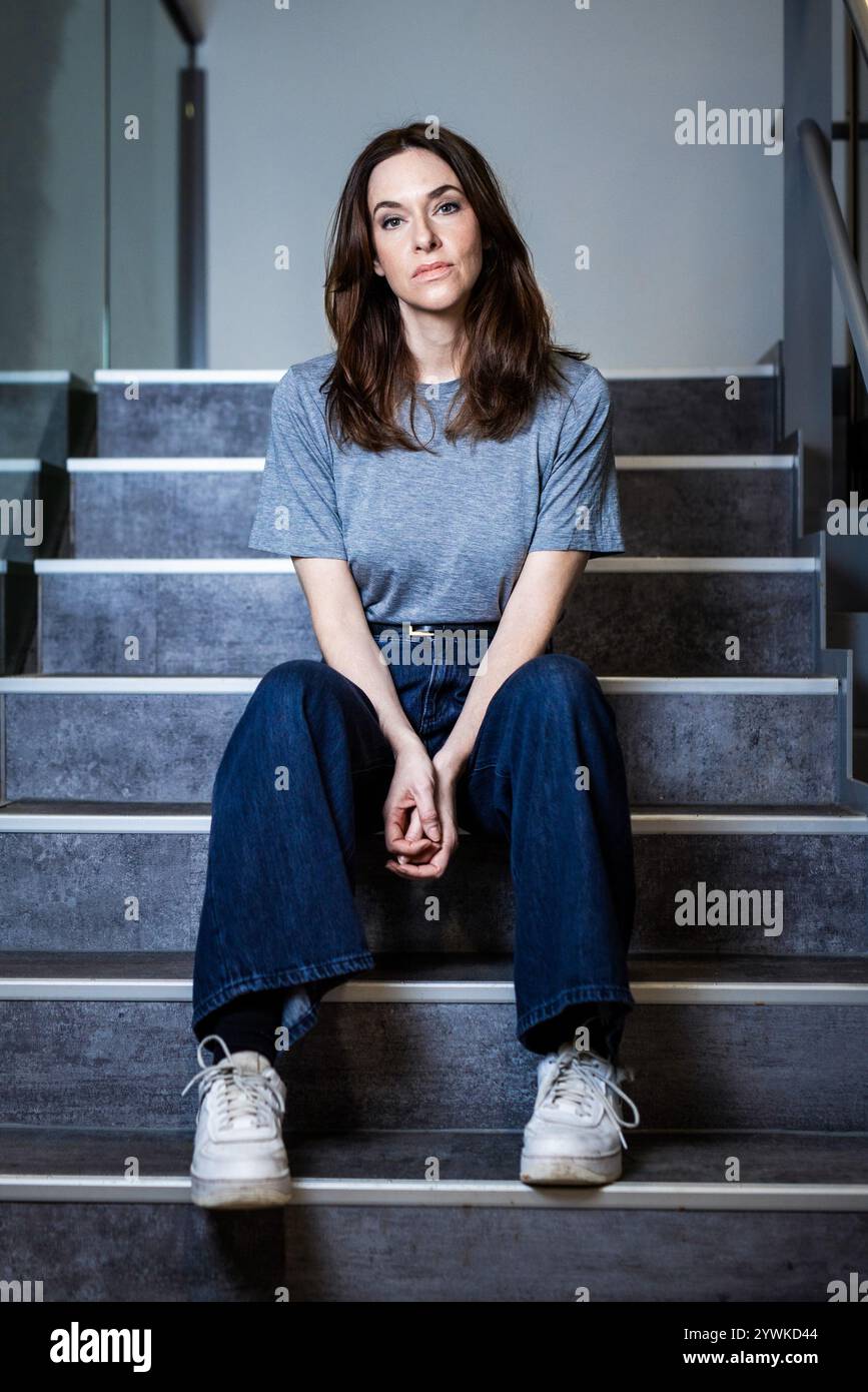 Berlin, Germany. 10th Dec, 2024. Actress Kim Riedle during a photo ...