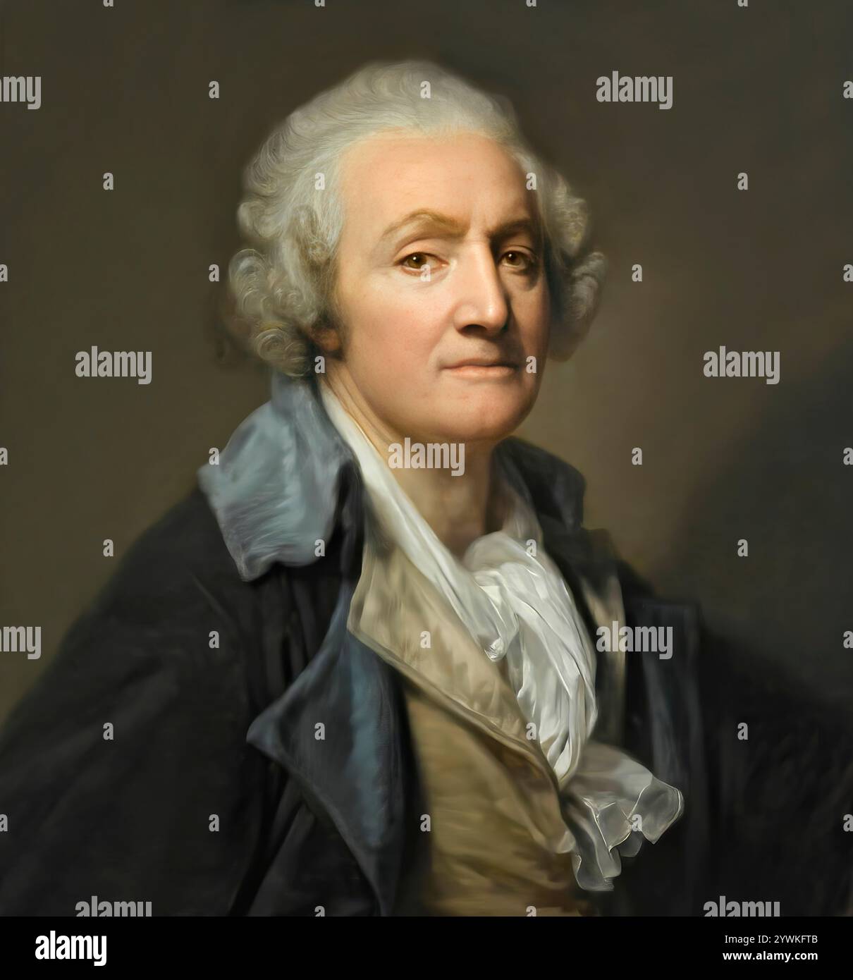 Jean-Baptiste Greuze, 1725 –1805, French painter, digitally edited ...