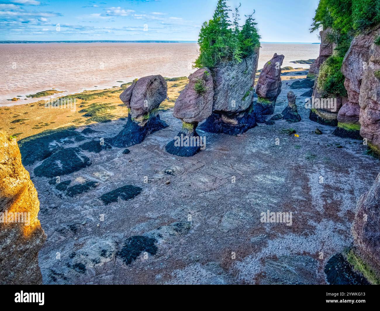 Nova scotia hopewell rocks hi-res stock photography and images - Alamy