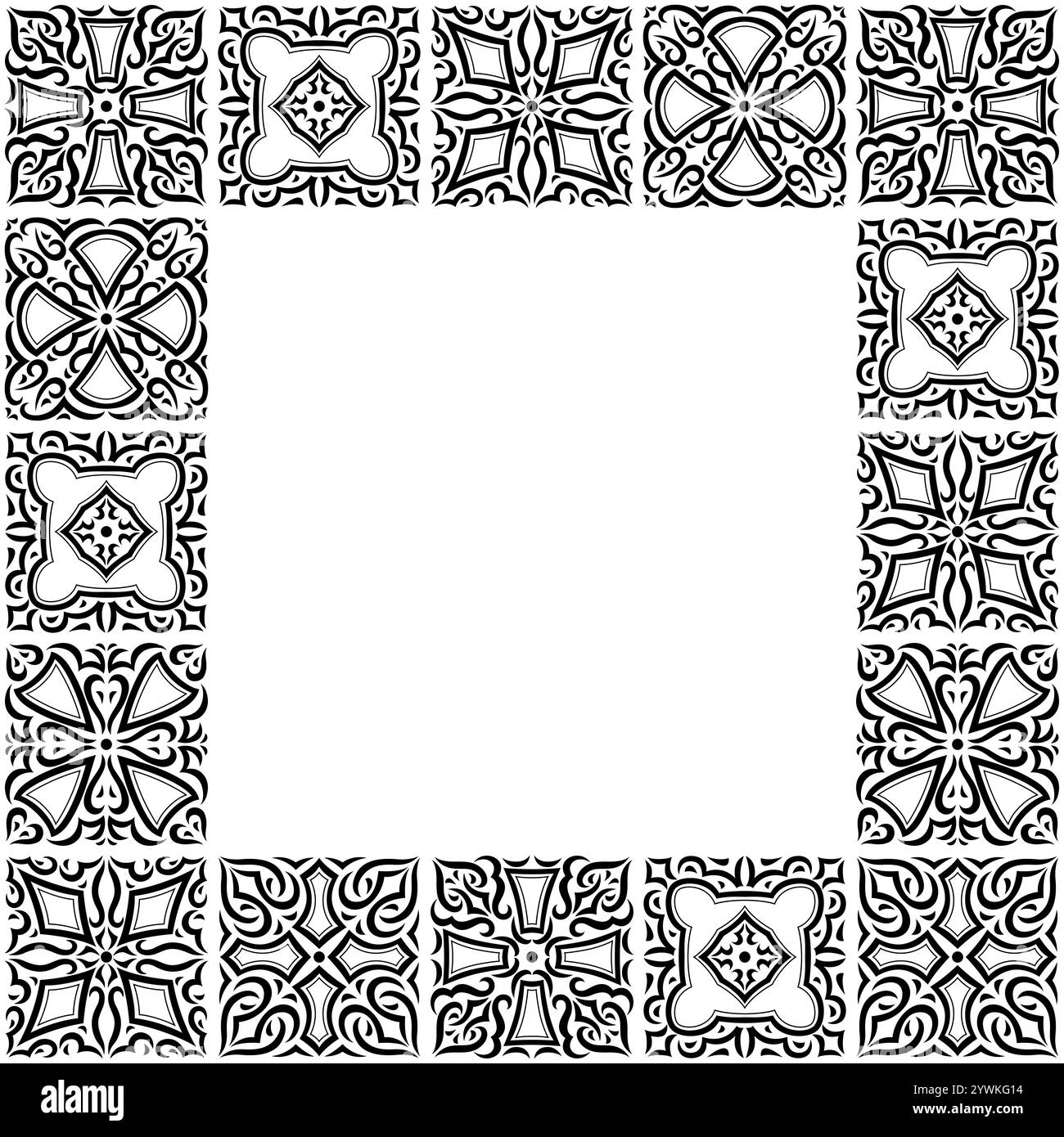 Arabic ceramic tile background. Traditional eastern decorative talavera ...