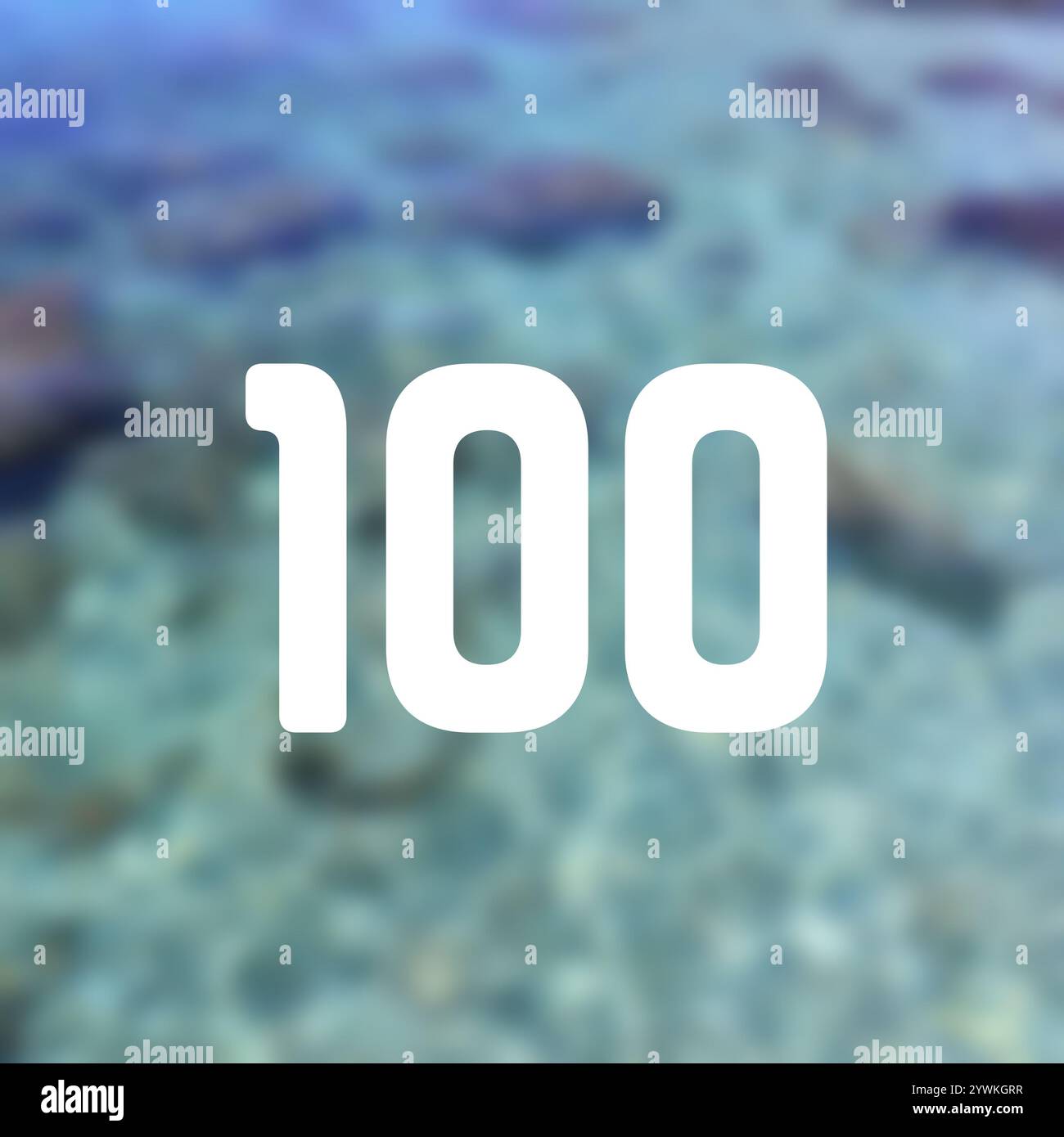 100 number sign. 100 milestone banner for social media. Number of likes ...