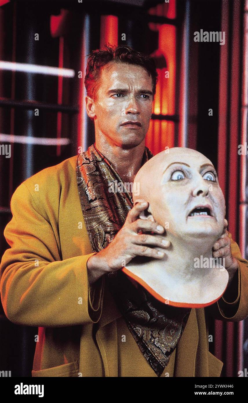 TOTAL RECALL 1990 TriStar sci-fi film with Arnold Schwarzenegger as ...