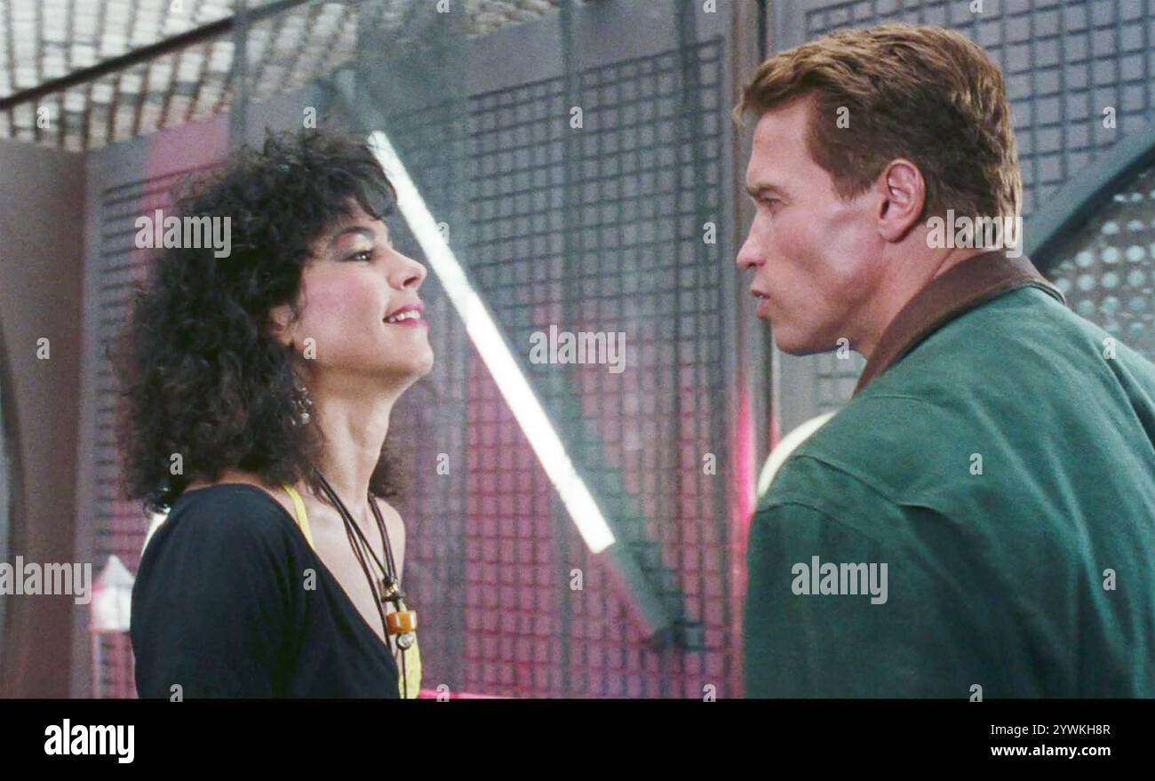 TOTAL RECALL 1990 TriStar sci-fi film with Arnold Schwarzenegger as ...