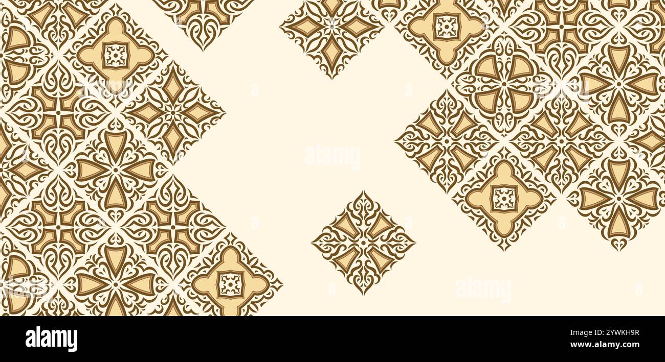 Arabic ceramic tile background. Traditional eastern decorative talavera ...