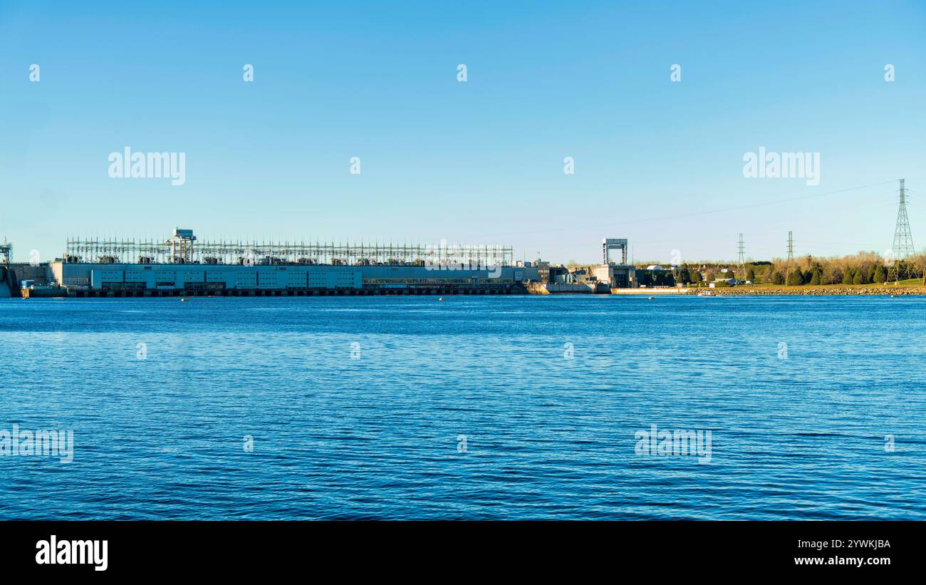 Carillon Power Station - Hydro Quebec Stock Photo - Alamy