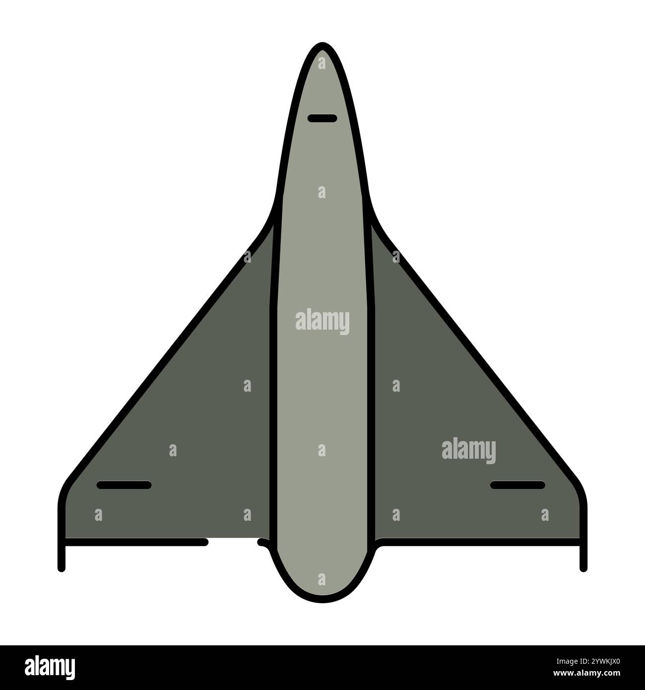 Shahed-136 (Iran) line color icon. Kamikaze attack drone for hitting ...