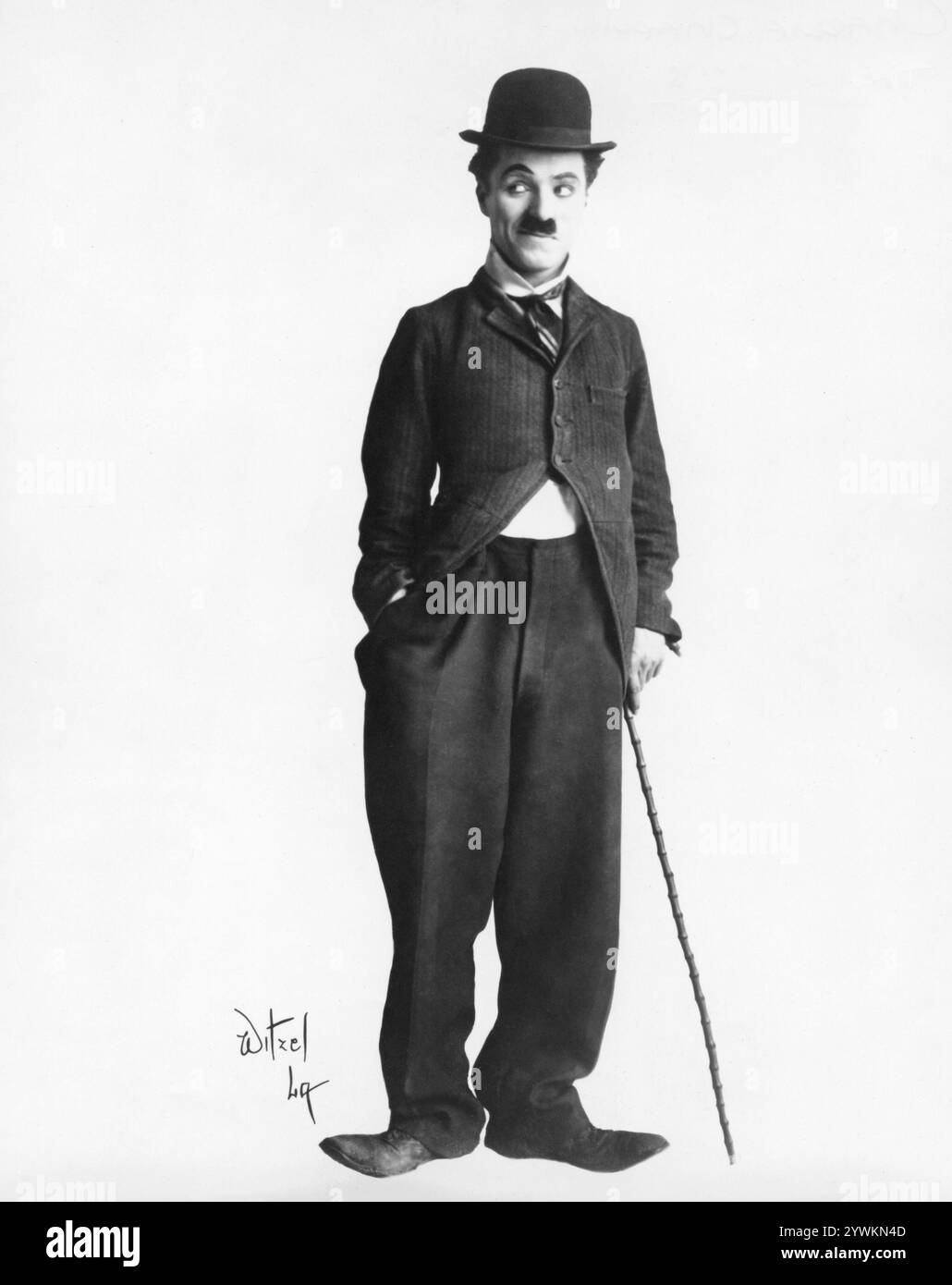 A Portrait of CHARLIE CHAPLIN as The Tramp photographed by ALBERT ...