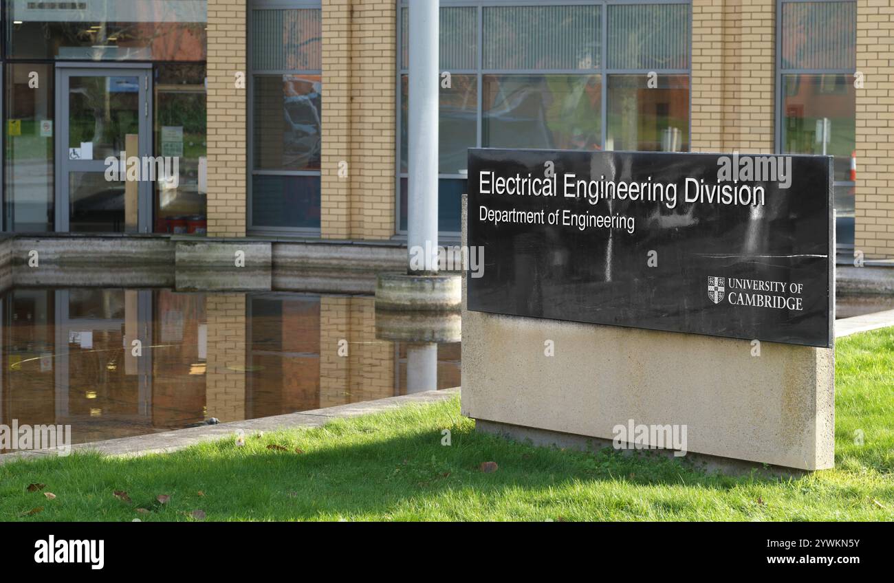 Electrical Engineering Division, Department of Engineering, University of Cambridge, West ...