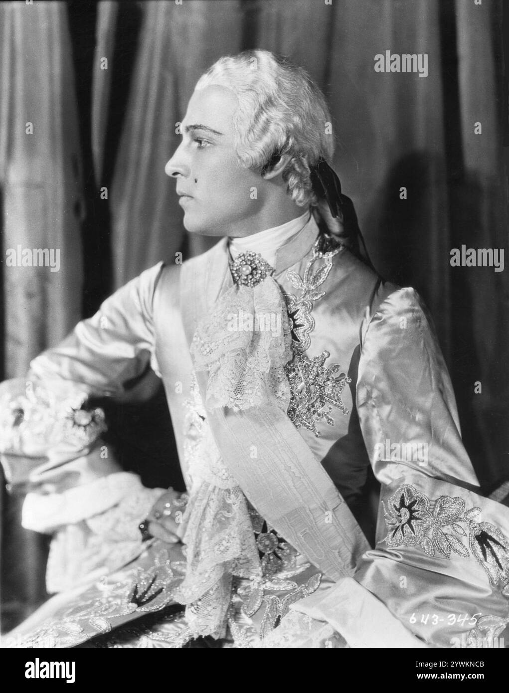 A Portrait of legendary Silent Film Actor RUDOLPH VALENTINO in MONSIEUR ...