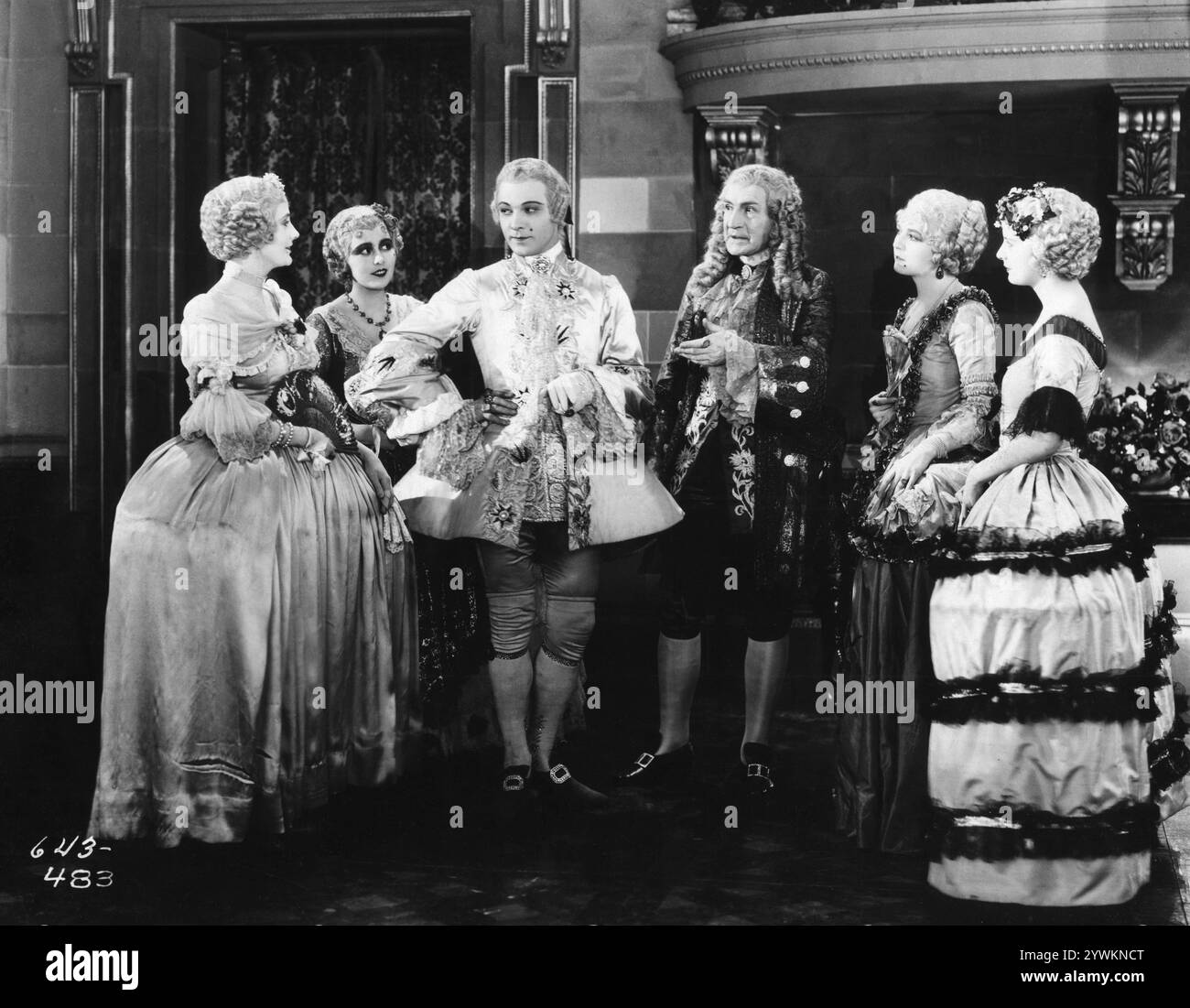Legendary Silent Film Actor RUDOLPH VALENTINO in a scene from MONSIEUR ...