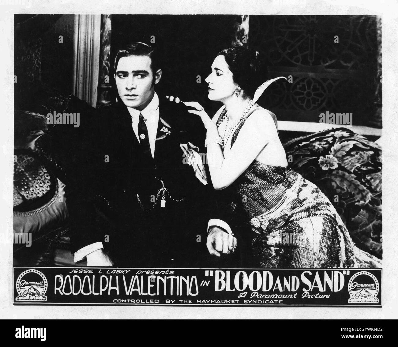Legendary Silent Film Actor RUDOLPH VALENTINO as Juan Gallardo and NITA ...