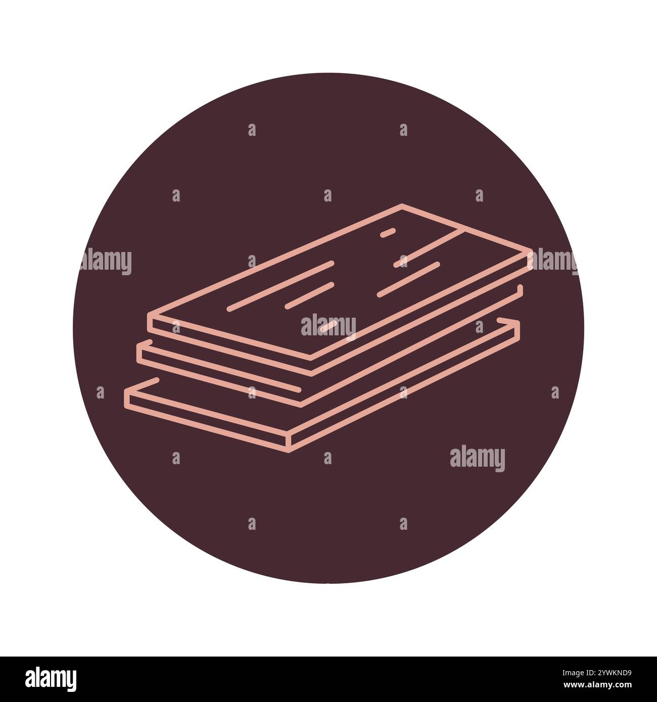 Wooden parquet line black icon. Wooden building materials. Sign for web ...