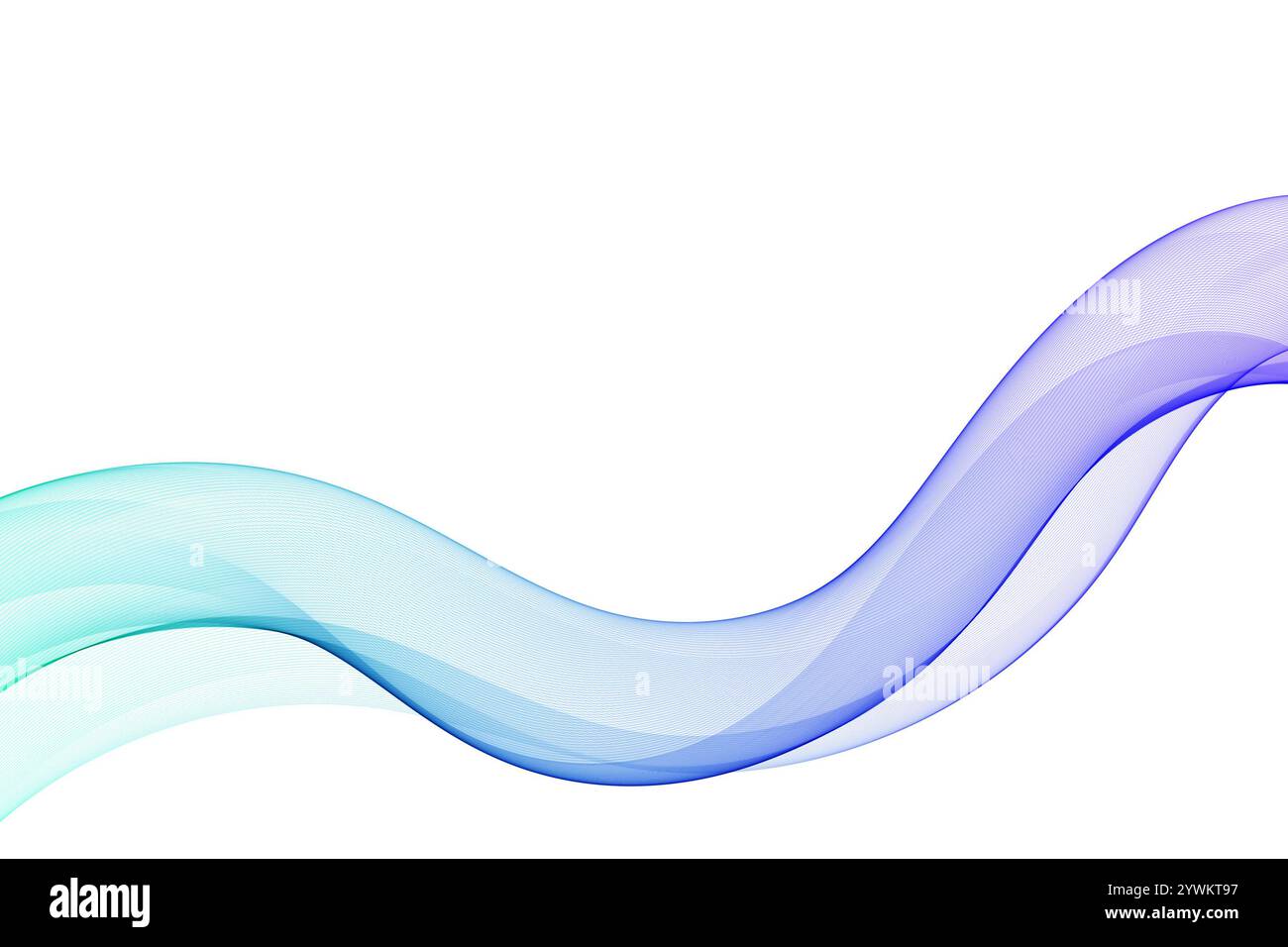 Vector blue wave style hi-res stock photography and images - Alamy