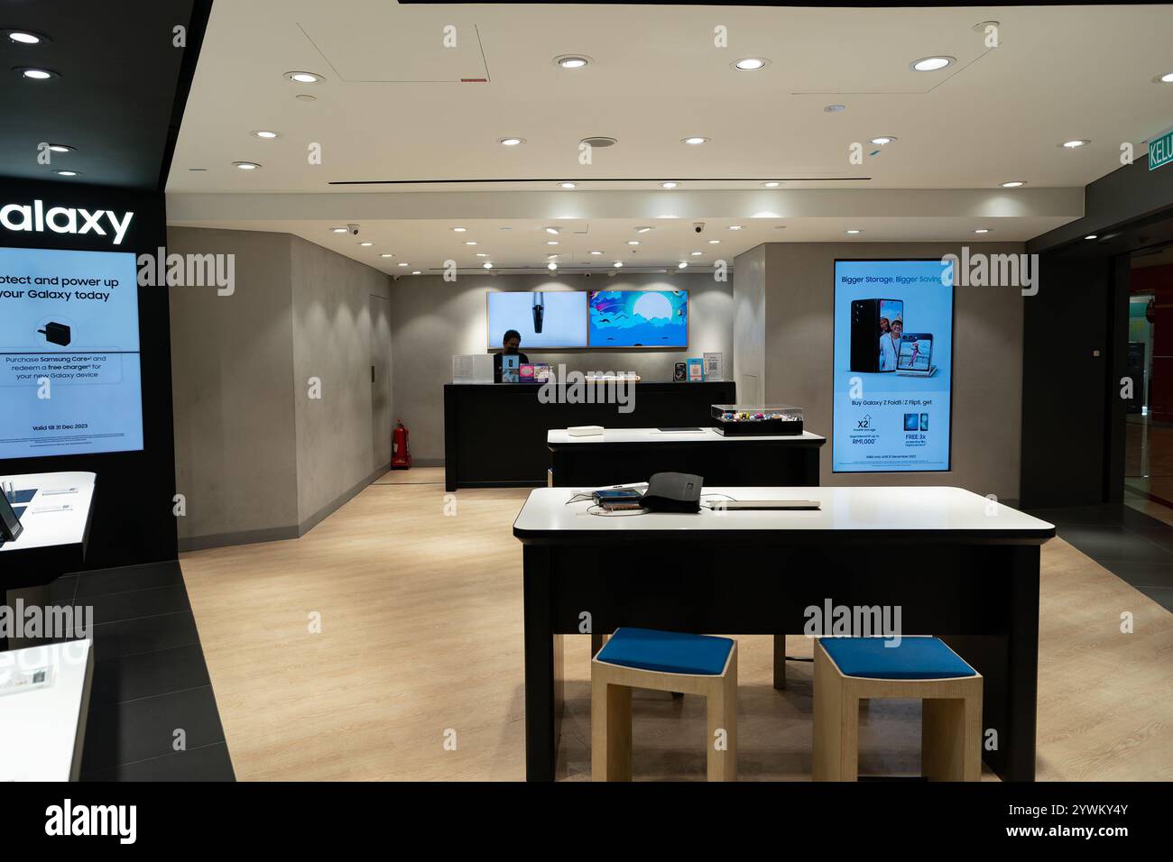 KUALA LUMPUR, MALAYSIA - DECEMBER 02, 2023: interior shot of the ...