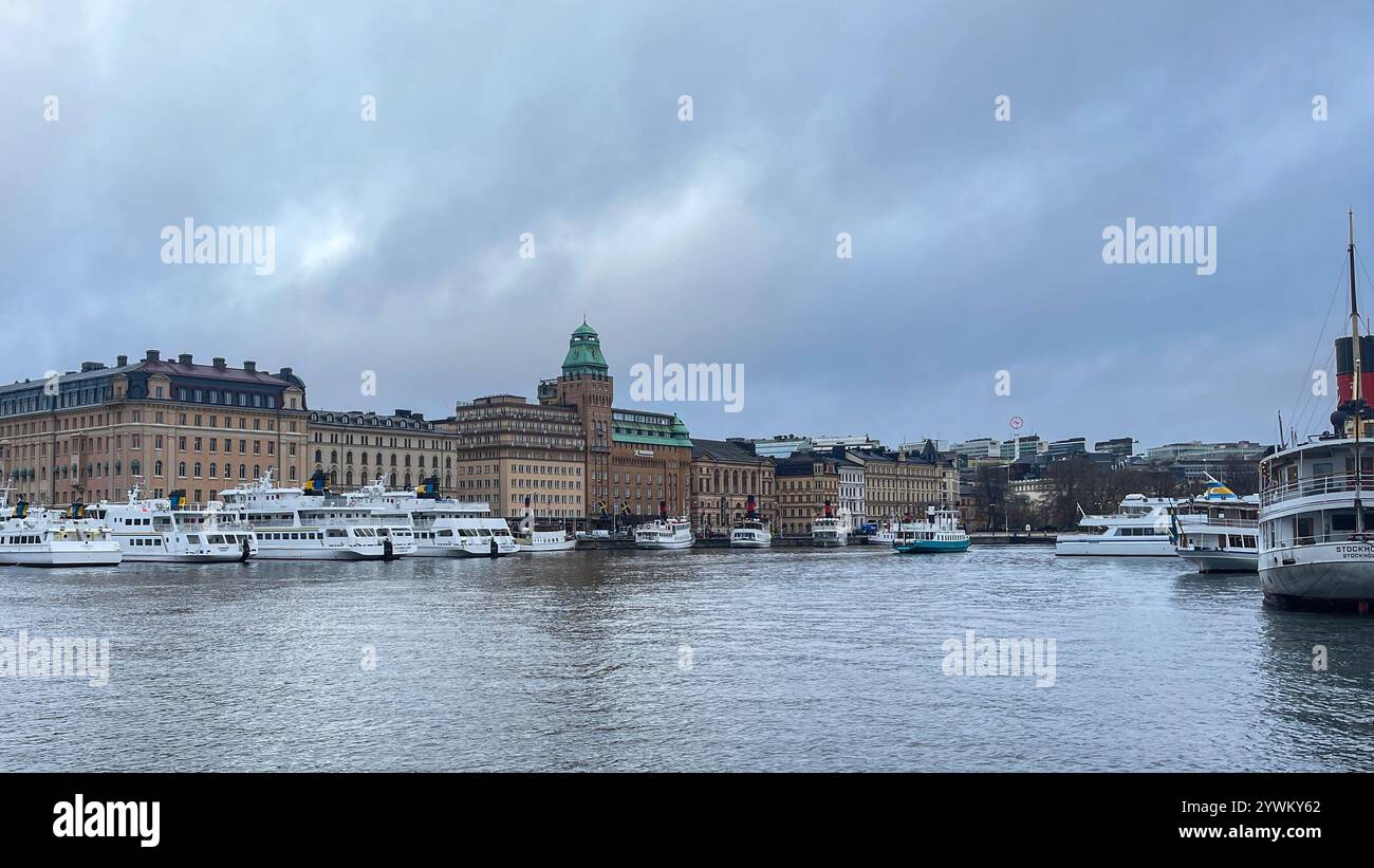 Stockholm Sweden River sea old town Stock Photo - Alamy