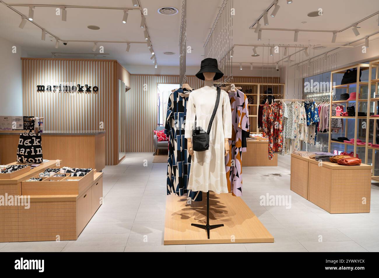 KUALA LUMPUR, MALAYSIA - DECEMBER 02, 2023: Interior shot of the ...