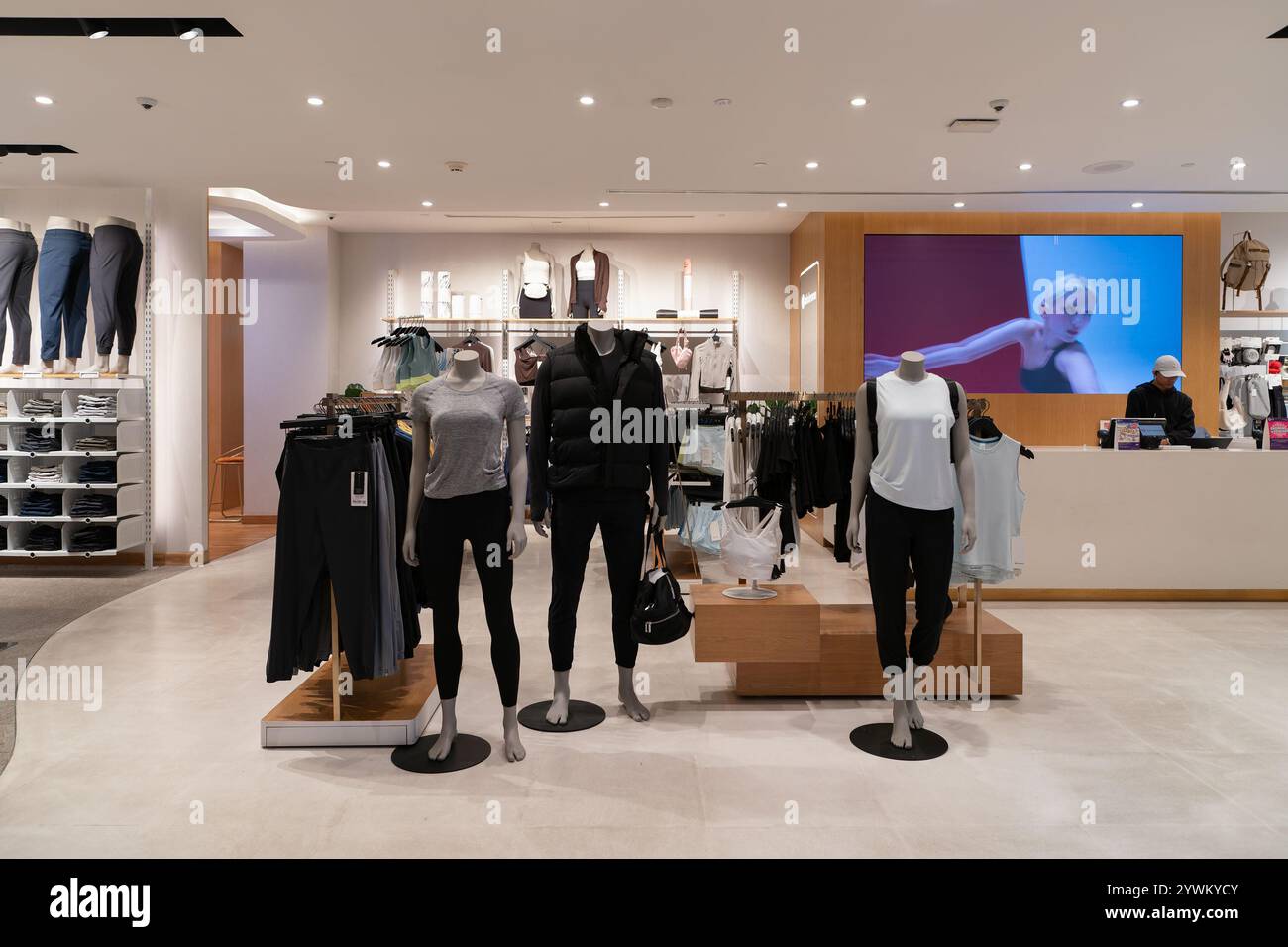 KUALA LUMPUR, MALAYSIA - DECEMBER 02, 2023: dressed mannequins on ...