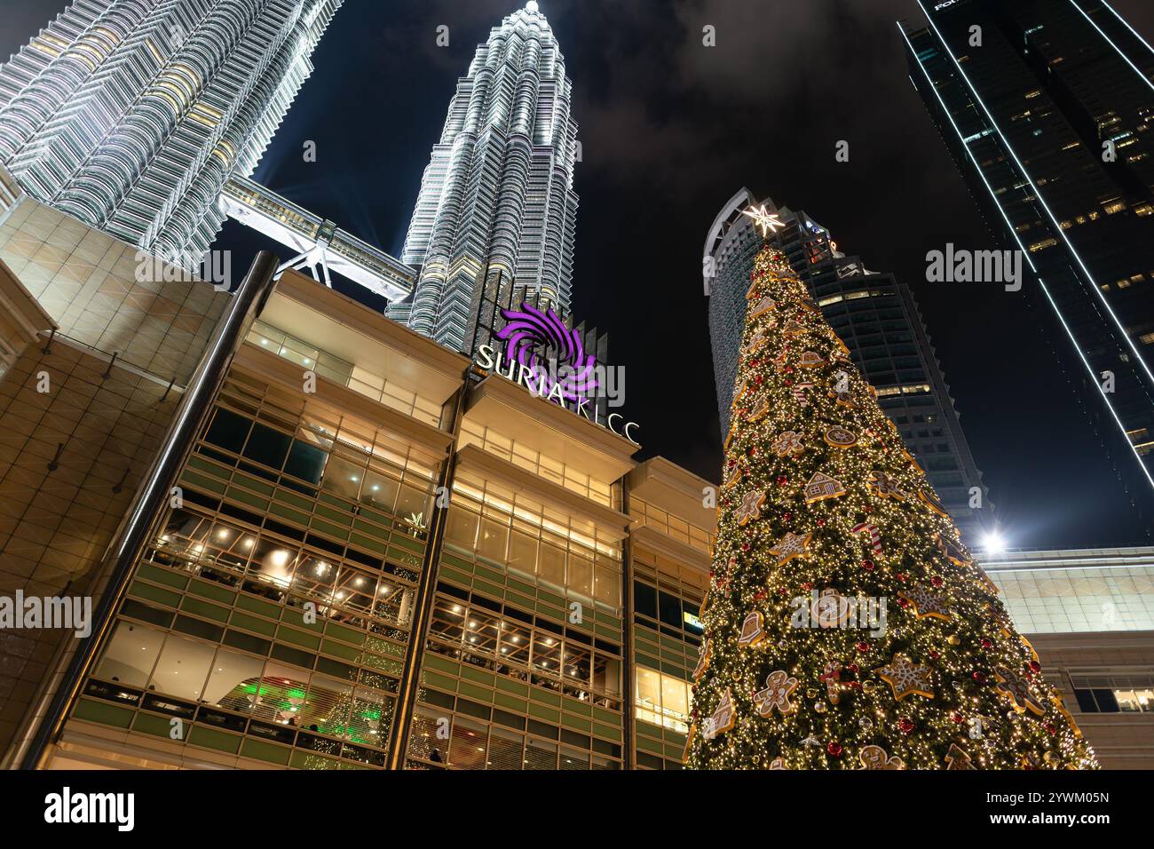 KUALA LUMPUR, MALAYSIA - DECEMBER 02, 2023: a replica of a Christmas ...