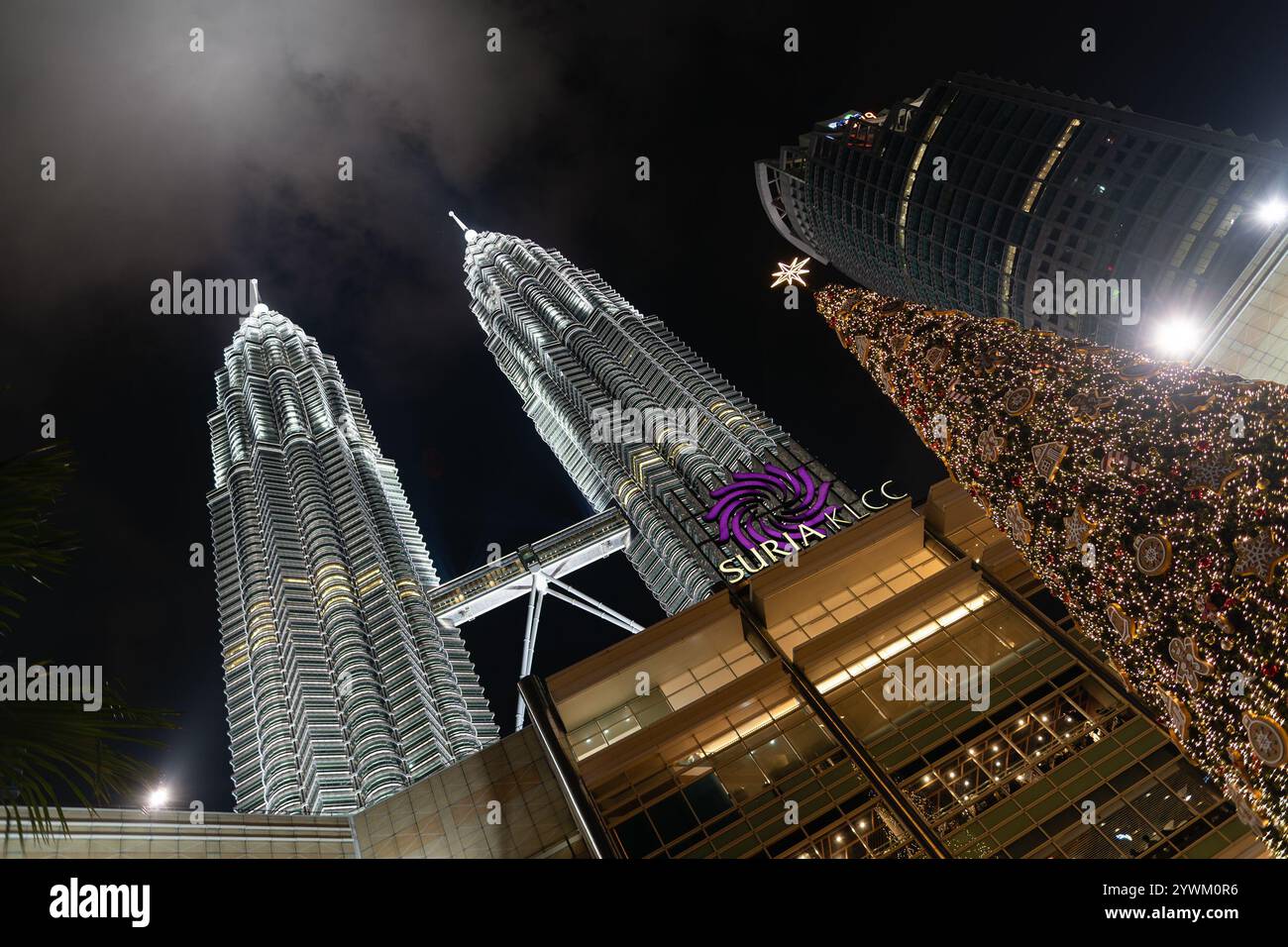 KUALA LUMPUR, MALAYSIA - DECEMBER 02, 2023: a replica of a Christmas ...