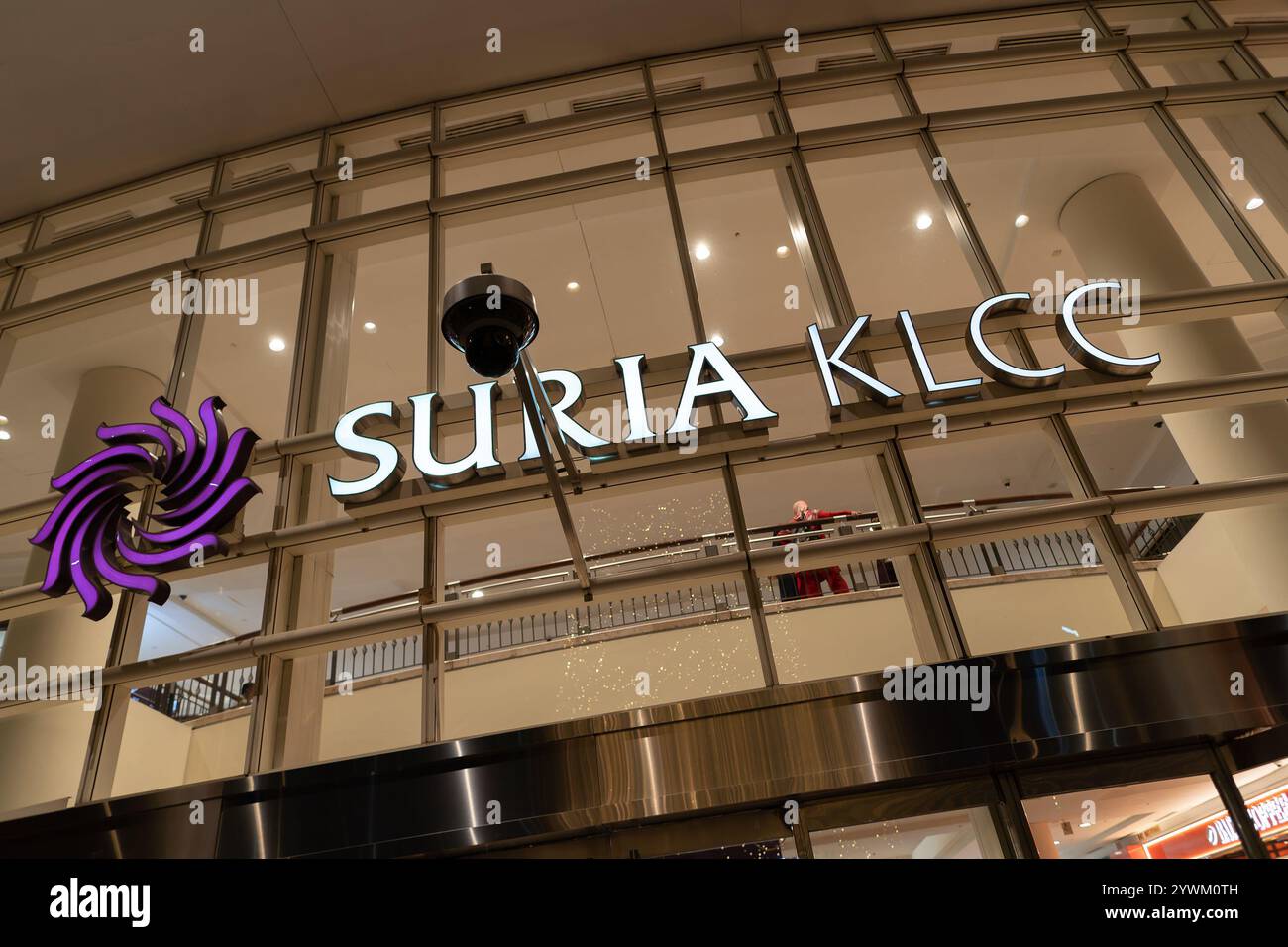 KUALA LUMPUR, MALAYSIA - DECEMBER 02, 2023: Suria KLCC sign as seen at ...